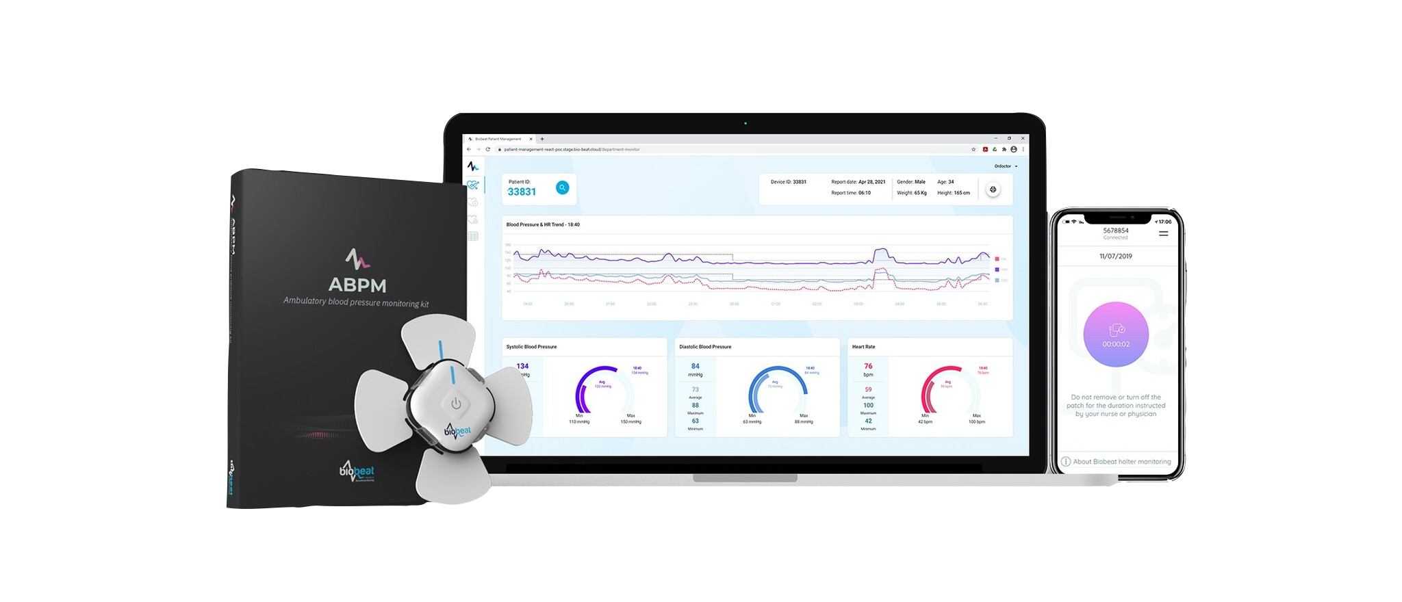Biobeat Launches Wearable Ambulatory Blood Pressure Monitoring Device ...