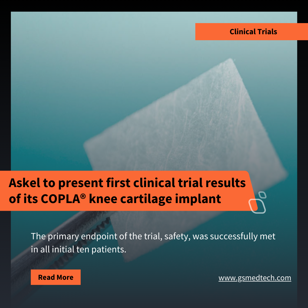 Askel presented first clinical trial results of its COPLA® knee ...