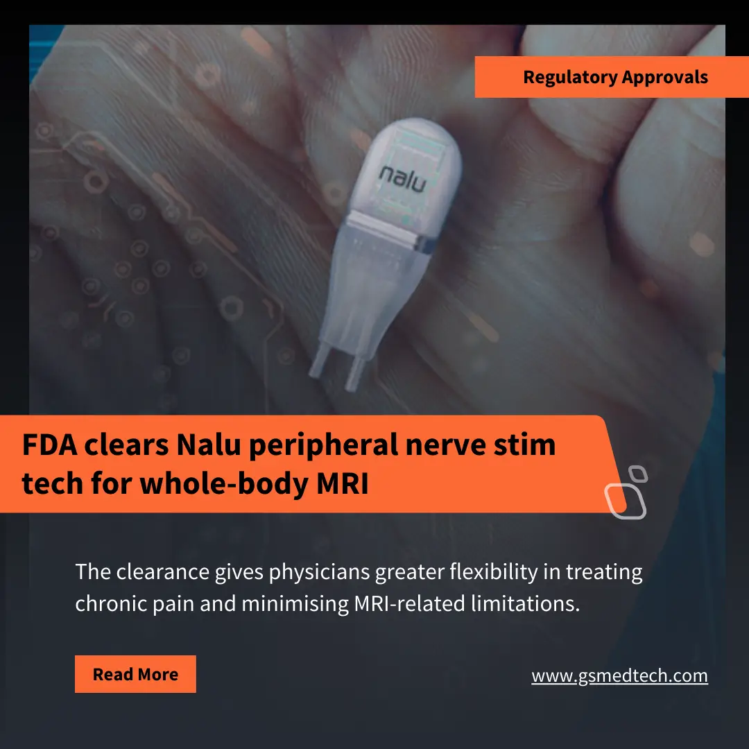 FDA clears Nalu peripheral nerve stim tech for whole-body MRI