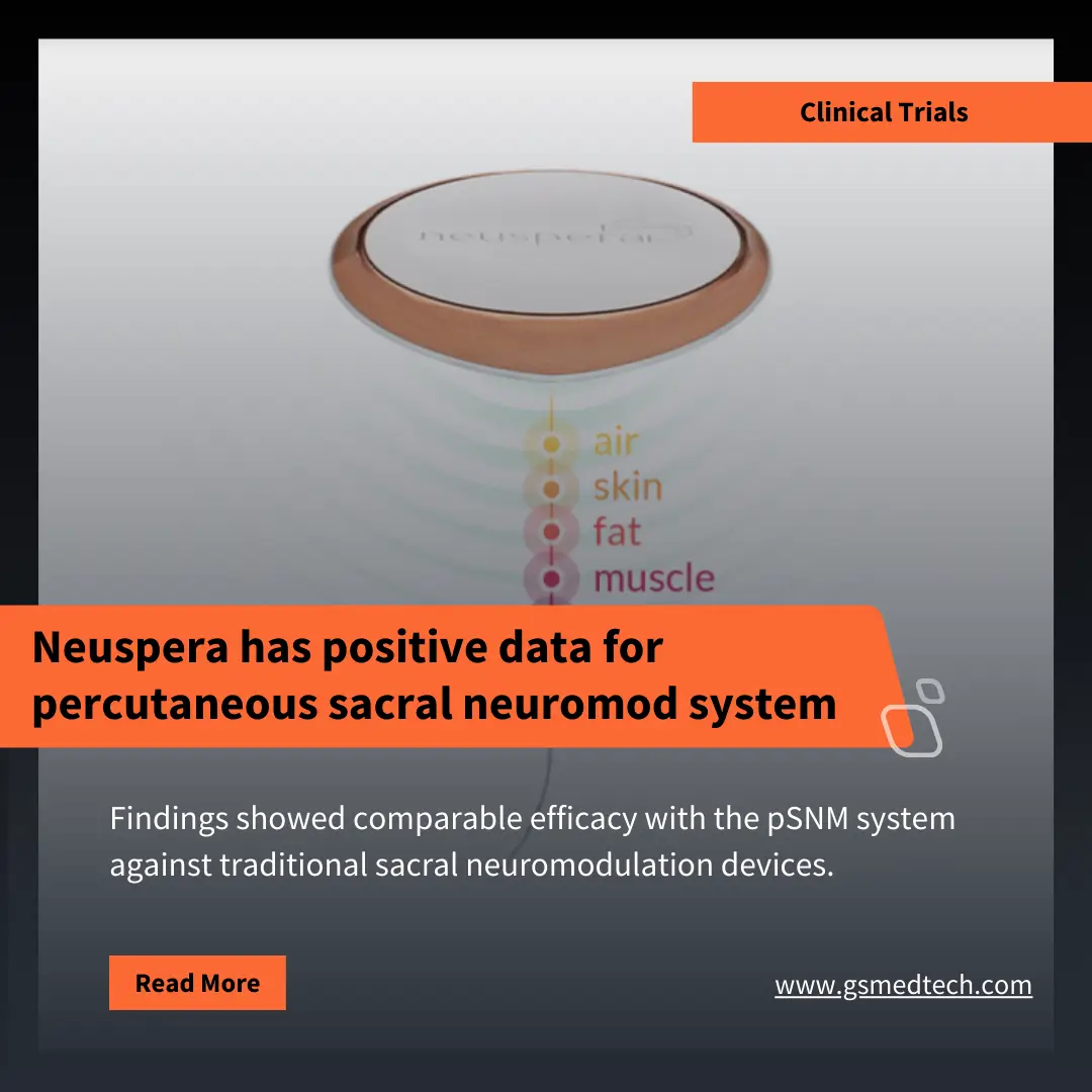 Neuspera has positive data for percutaneous sacral neuromod system