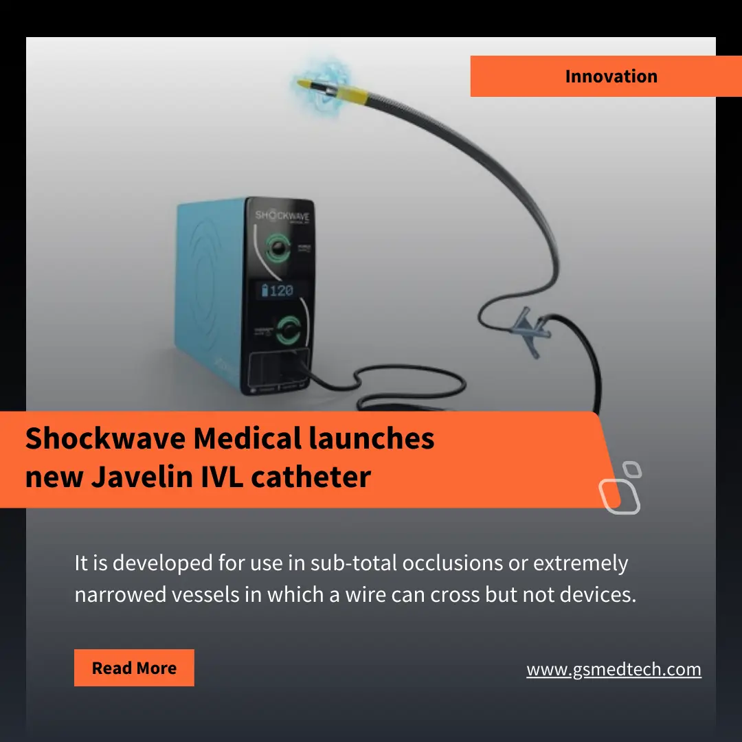 Shockwave Medical launches new Javelin IVL catheter