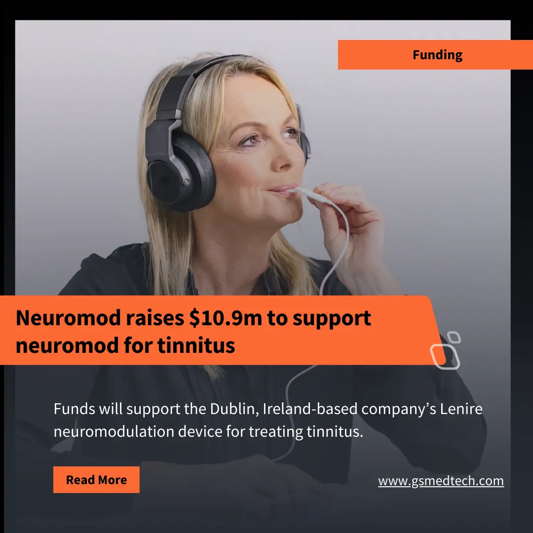 Neuromod raises $10.9m to support neuromod for tinnitus