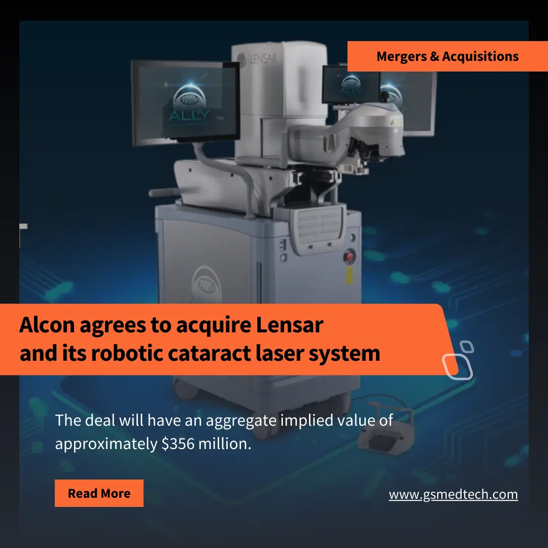 Alcon agrees to acquire Lensar and its robotic cataract laser system