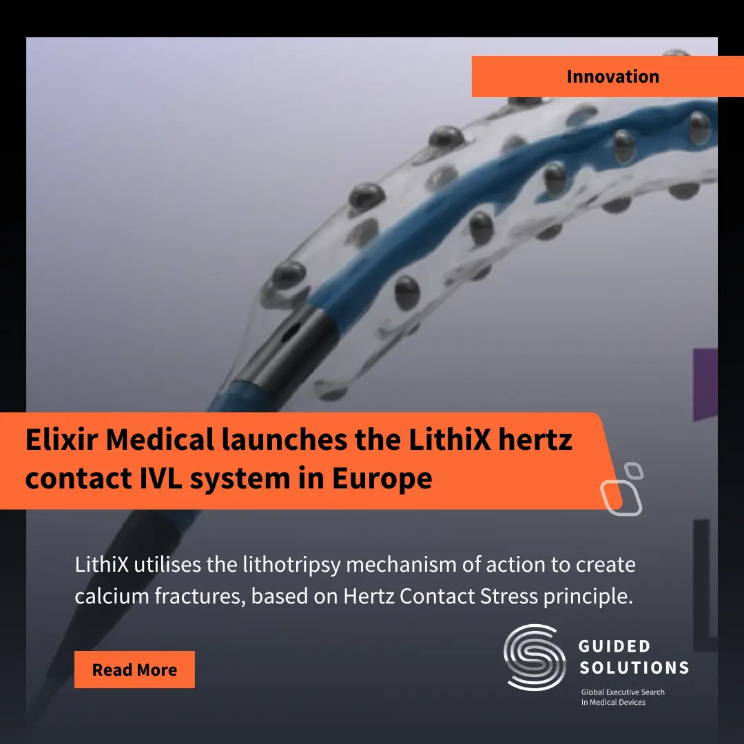 Elixir Medical launches the LithiX hertz contact IVL system in Europe