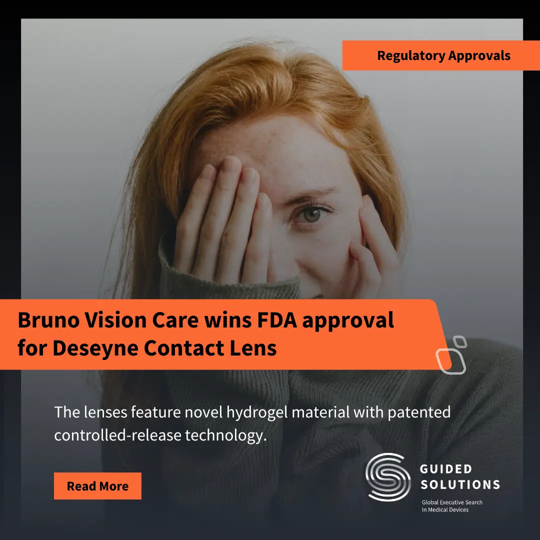Bruno Vision Care receives FDA approval for Deseyne Contact Lens with ...