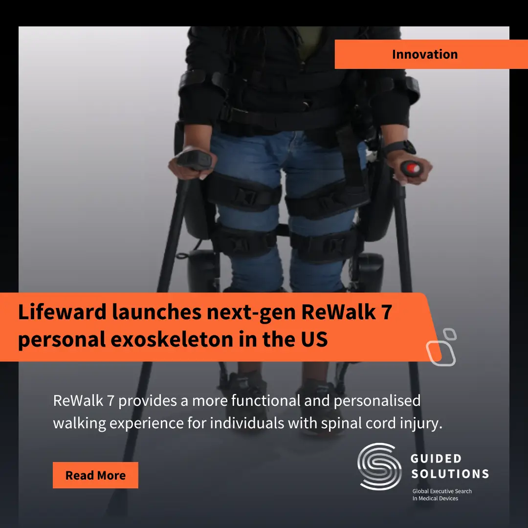 Lifeward launches next-gen ReWalk 7 personal exoskeleton in the US