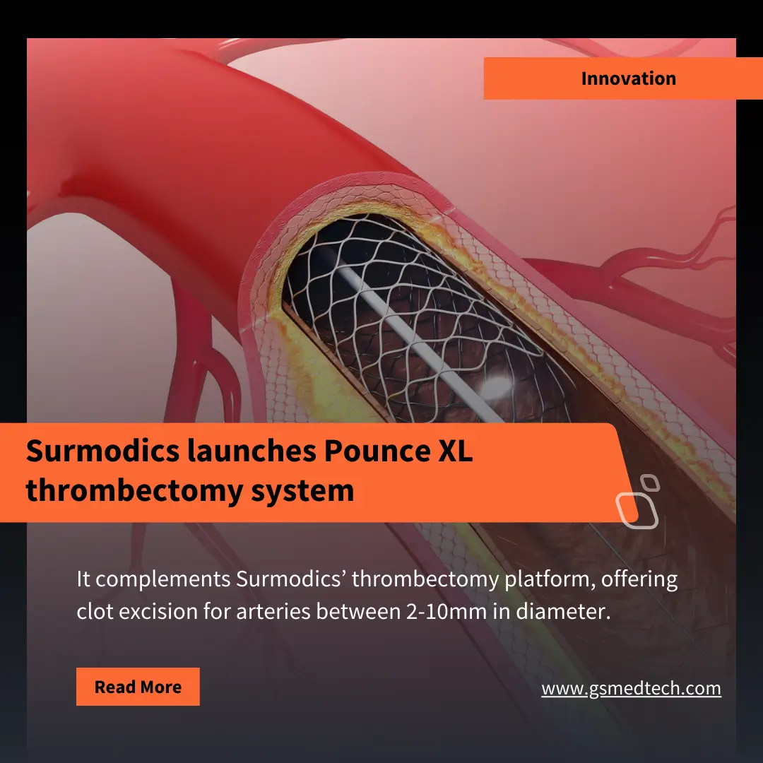 Surmodics launches Pounce XL thrombectomy system