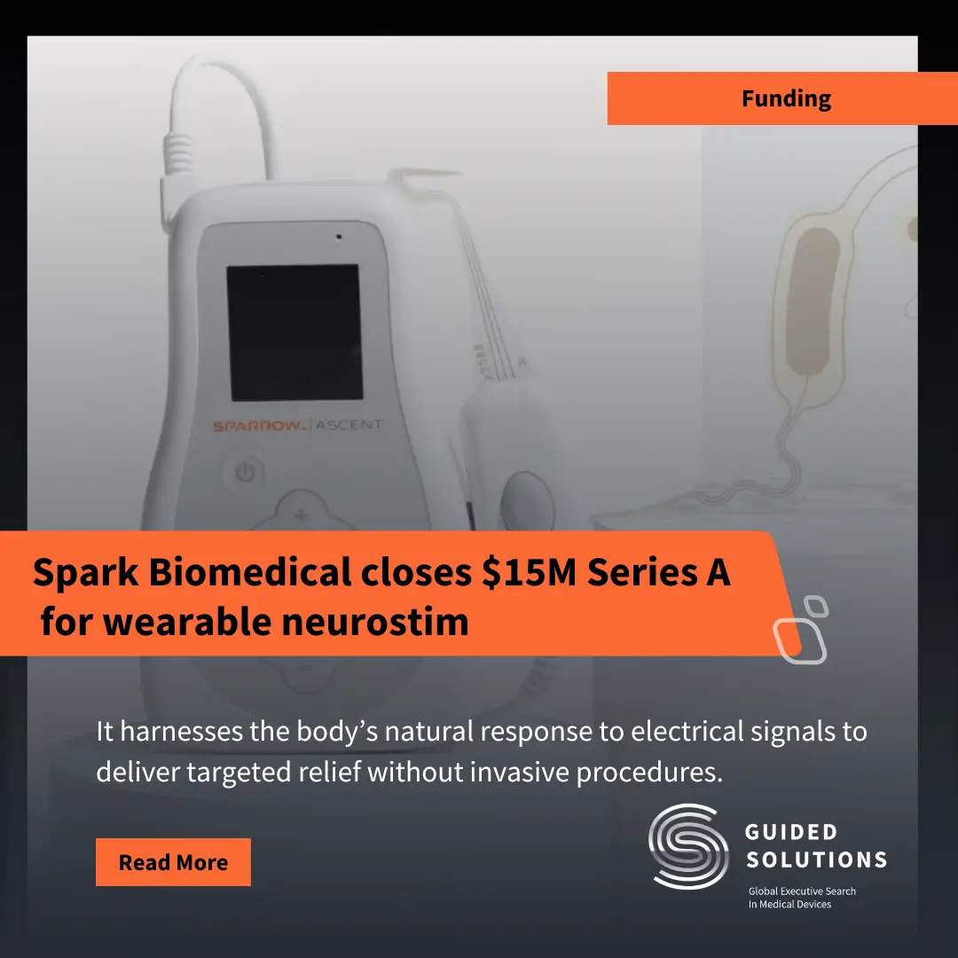 Spark Biomedical closes $15M Series A for wearable neurostim