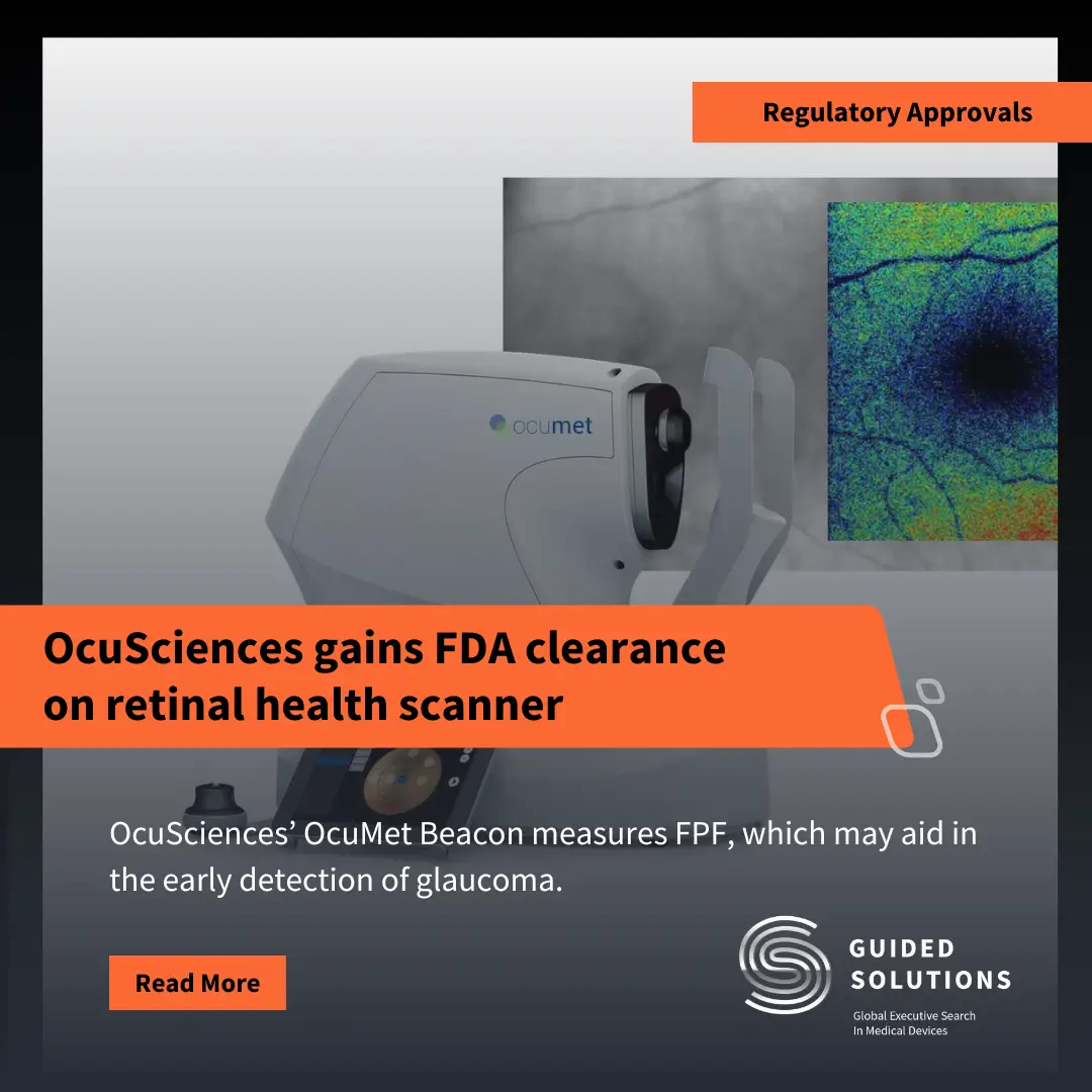 OcuSciences gains FDA clearance on retinal health scanner