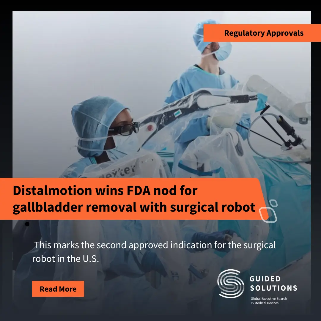 Distalmotion wins FDA nod for gallbladder removal with surgical robot