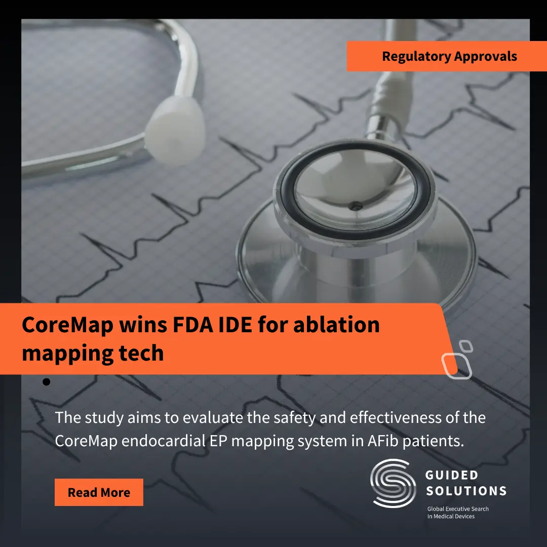 CoreMap wins FDA IDE for ablation mapping tech