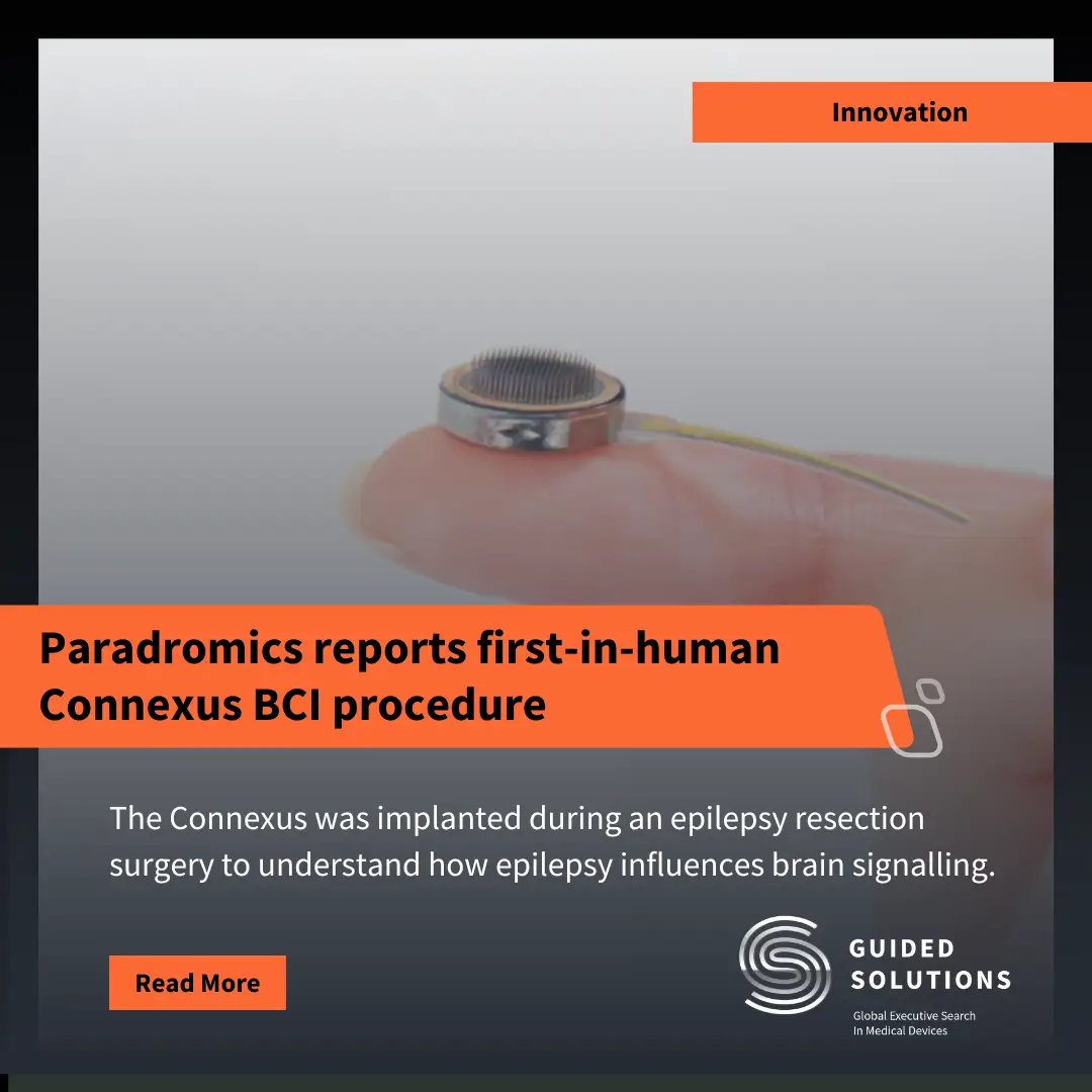 Paradromics reports first-in-human Connexus BCI procedure