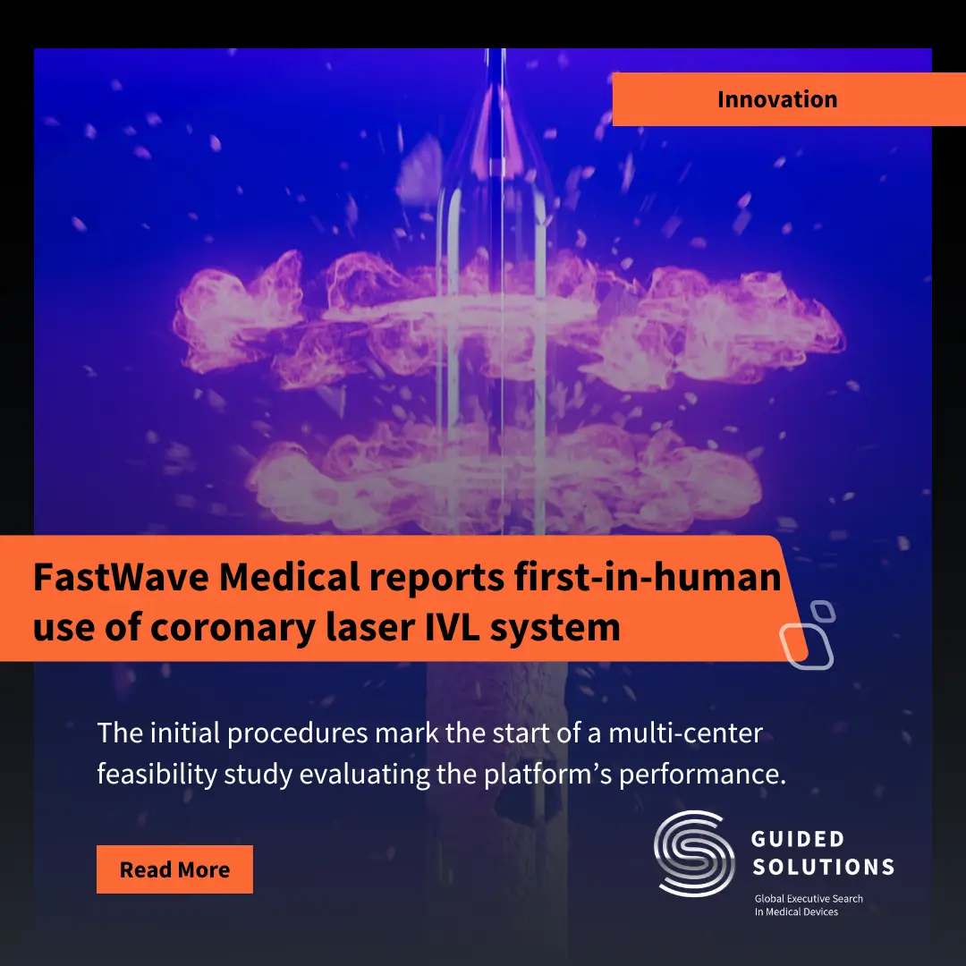 FastWave Medical reports first-in-human use of coronary laser IVL system