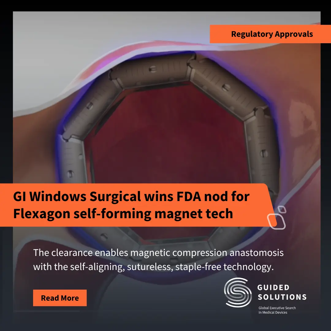 GI Windows Surgical wins FDA nod for Flexagon self-forming magnet tech