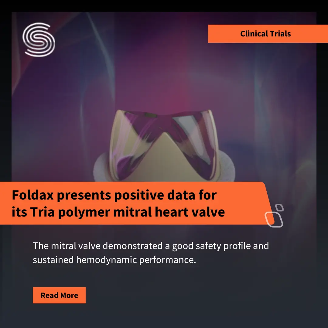 Foldax presents positive data for its Tria polymer mitral heart valve