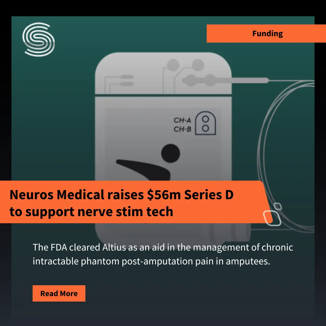 Neuros Medical raises $56m Series D to support nerve stim tech