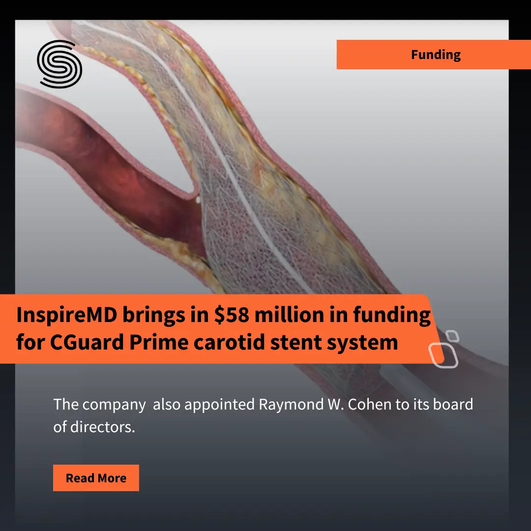 InspireMD brings in $58 million in funding for CGuard Prime carotid ...
