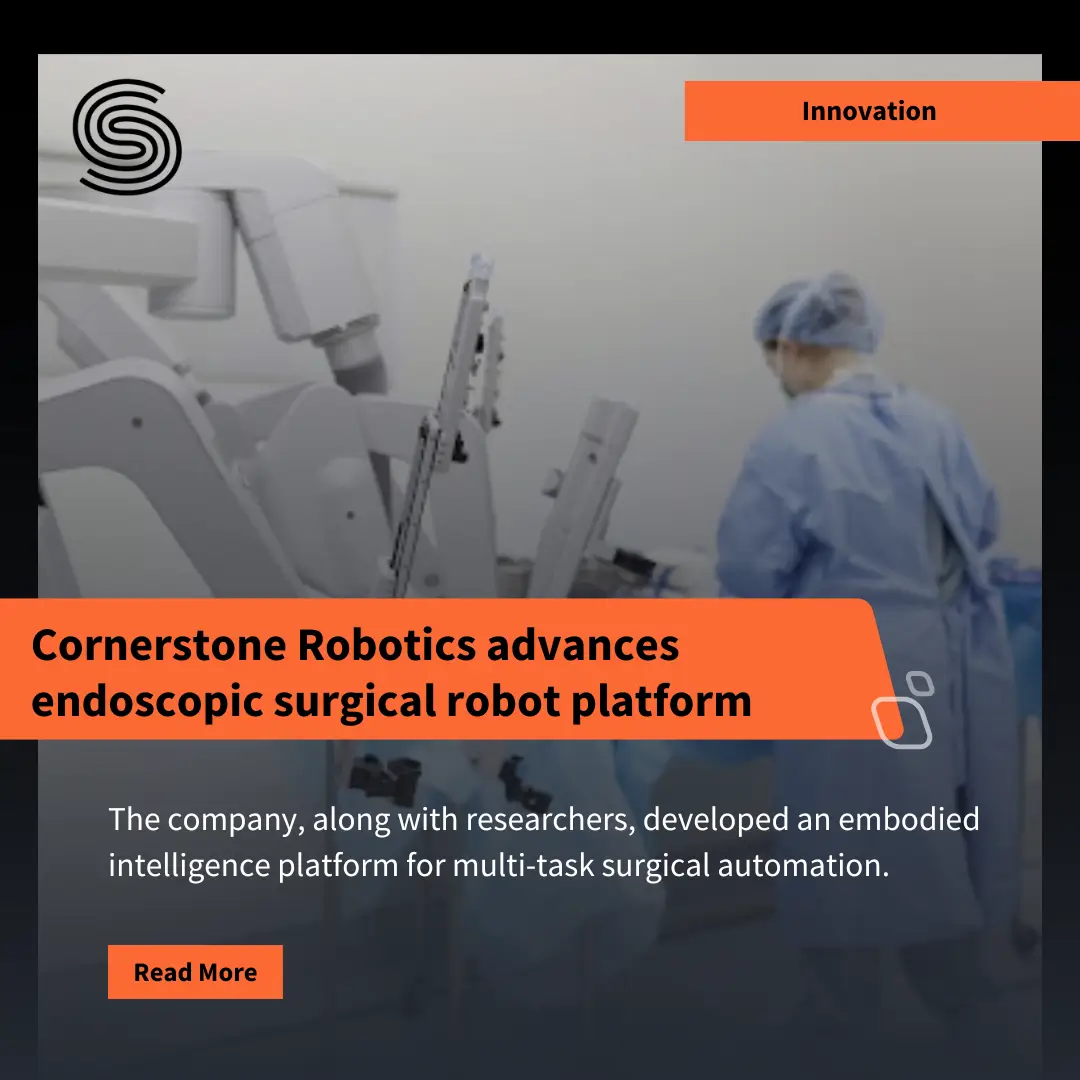 Cornerstone Robotics advances endoscopic surgical robot platform
