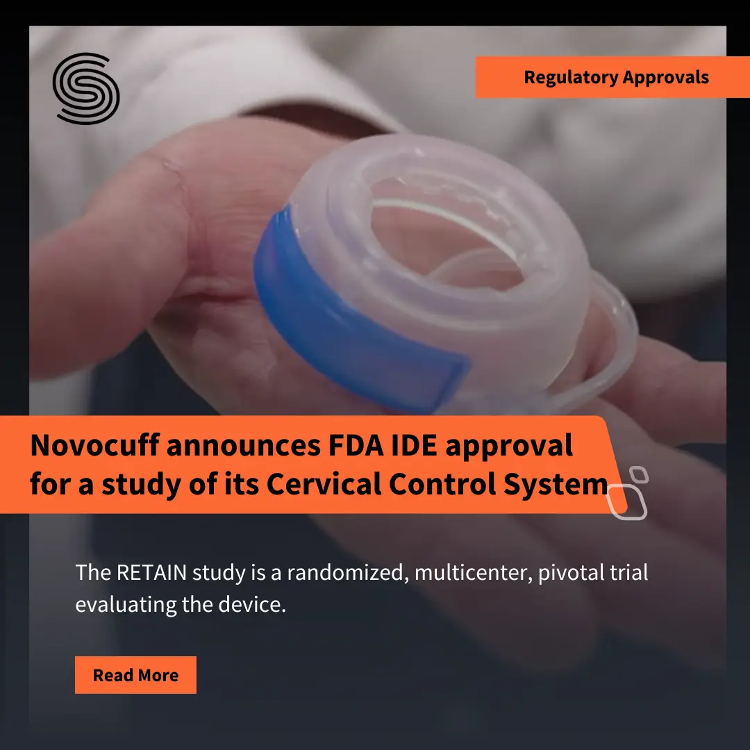 Novocuff announces FDA IDE approval for a study of its Cervical Control ...